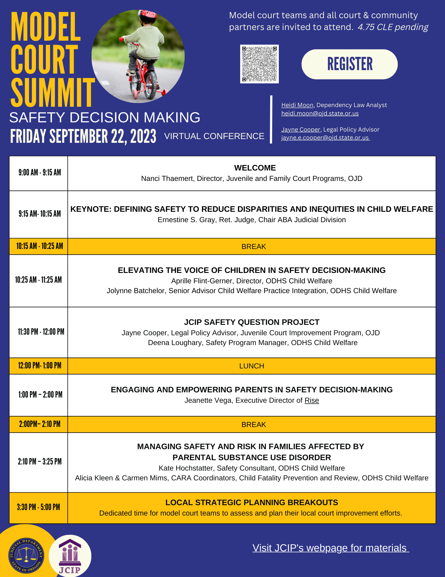 Oregon Judicial Department : Model Court Summit on Child Abuse ...